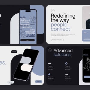 Tech Startup Pitch Deck Template: Modern Presentation, Editable Canva ...