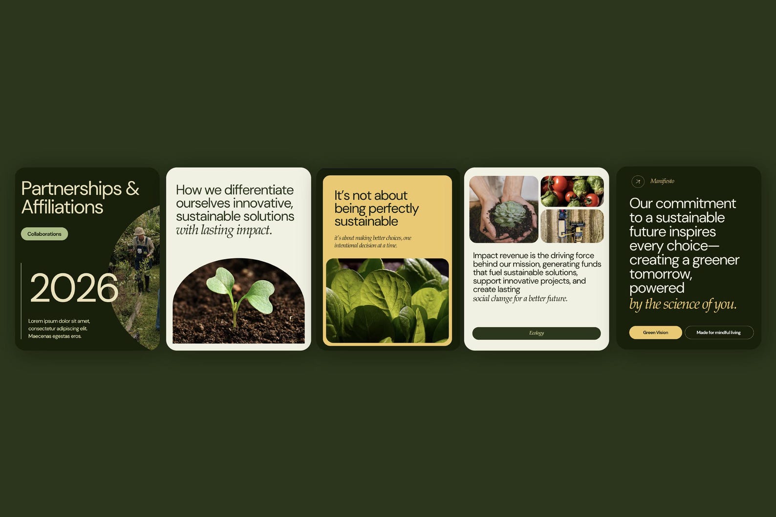 Sustainability Social Media Canva Templates for Eco-friendly Business ...