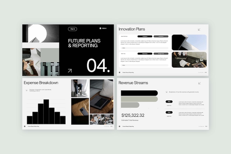 Marketing Plan Pitch Deck Editable Template Canva | Business Proposal ...