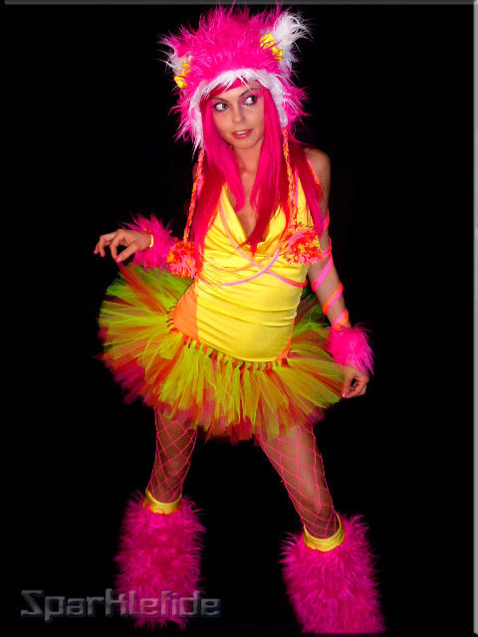 Custom Hot As Fire Rave Costume | Etsy