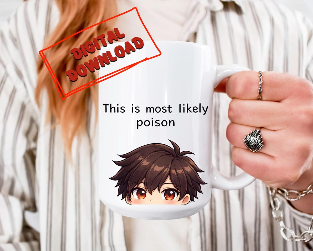 Funny This is Most Likely Poison Mug PNG Instant Download Digital ...