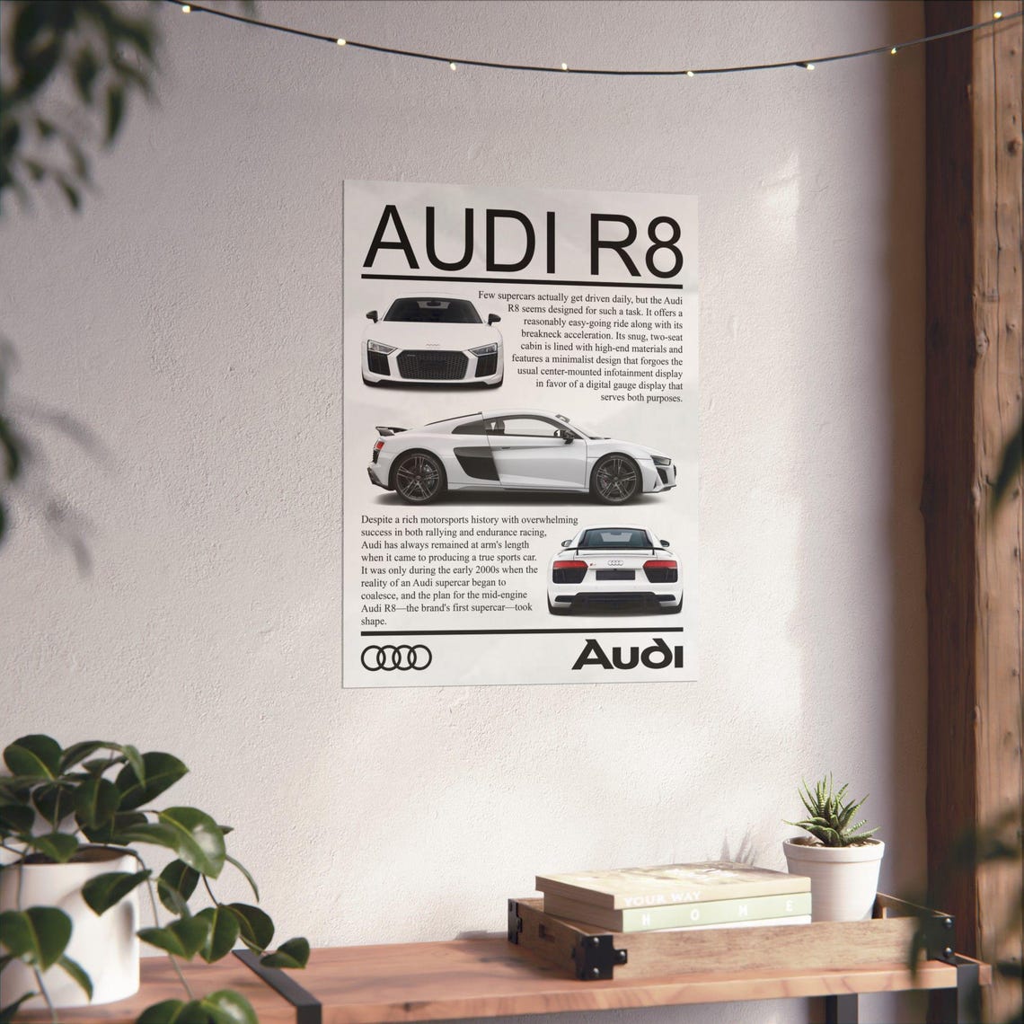Audi R8 Poster - Etsy