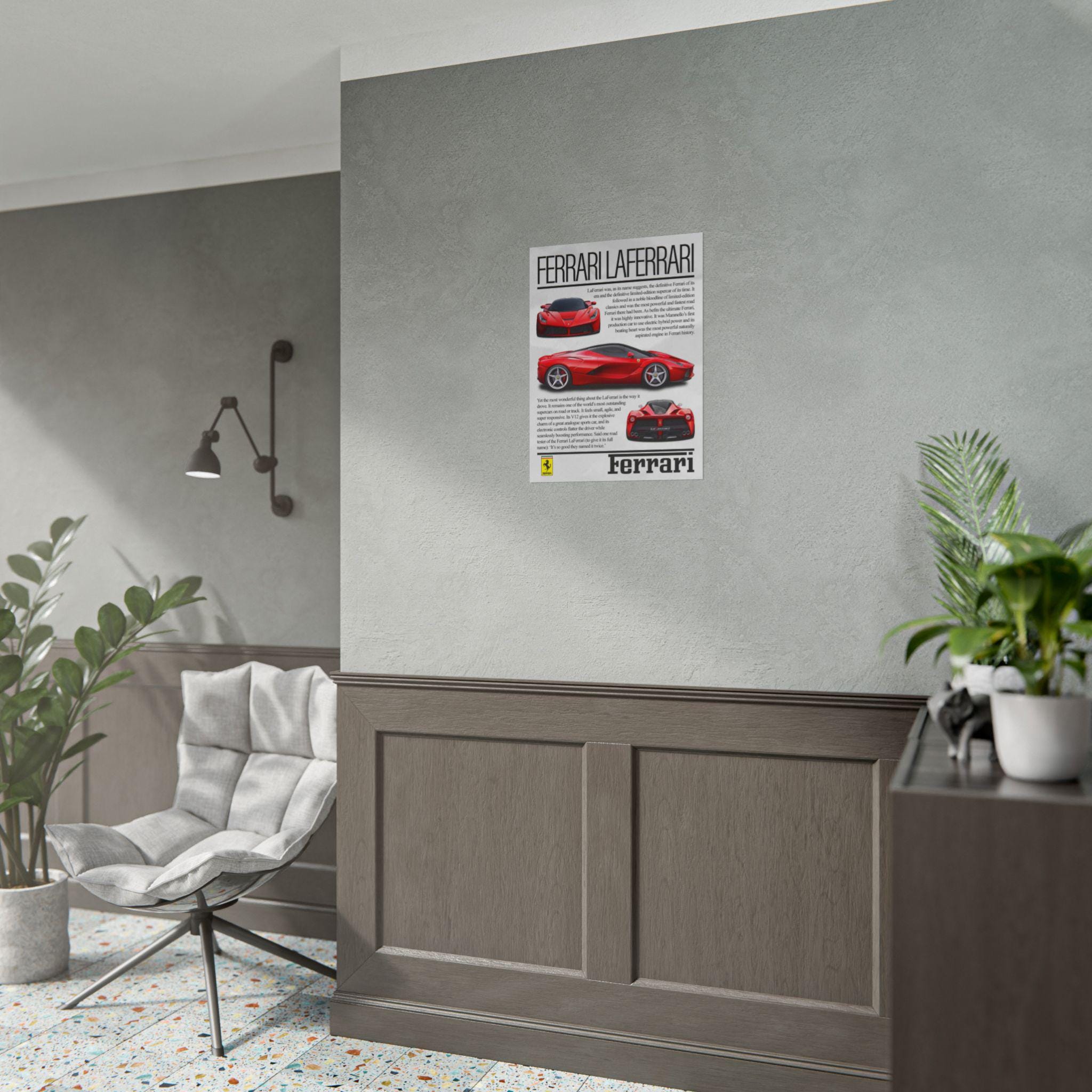 Ferrari Laferrari Poster - Etsy