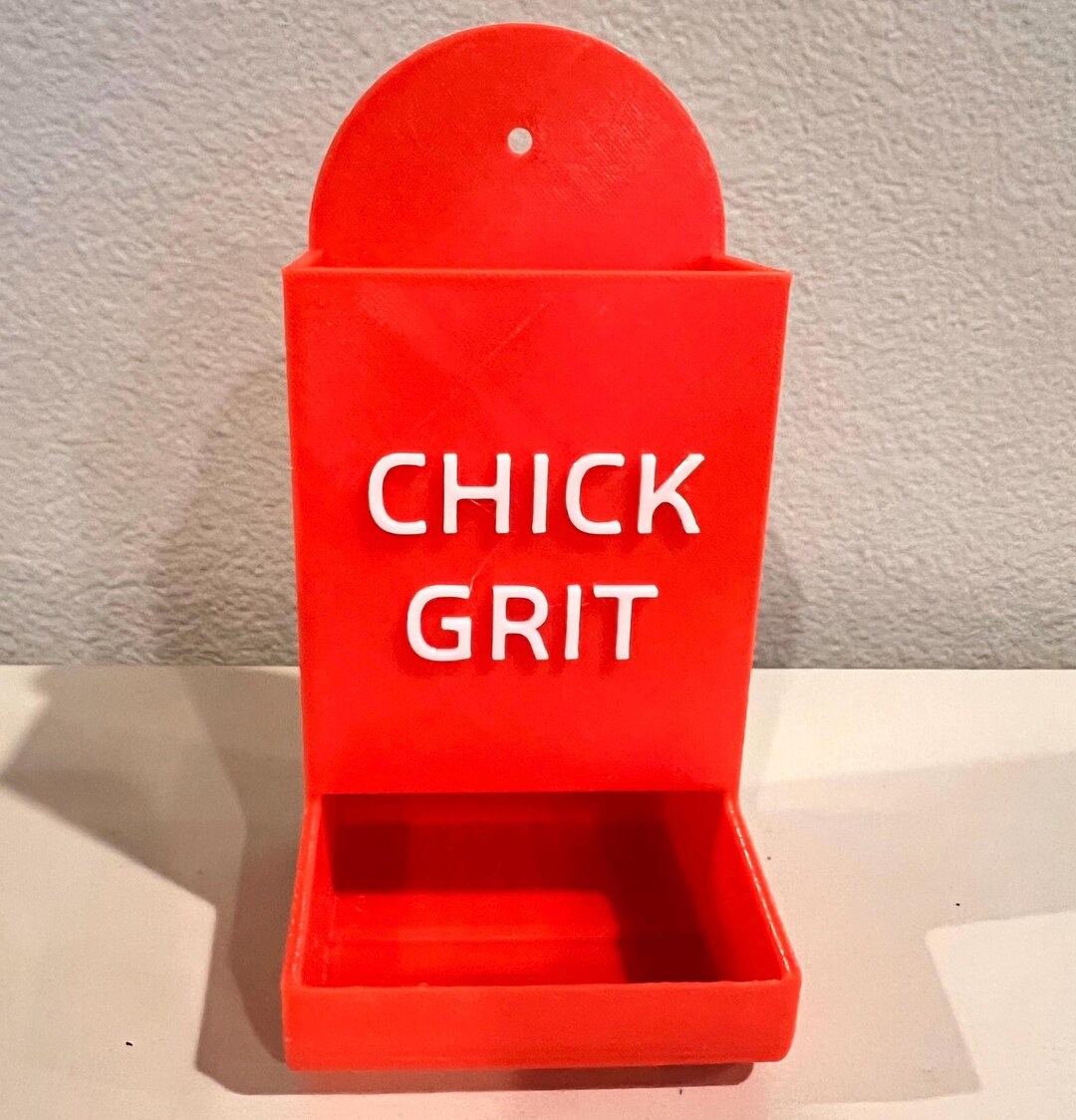 Chick Grit Feeder – 3D Printed Starter Feeder for Baby Chicks, Easy ...