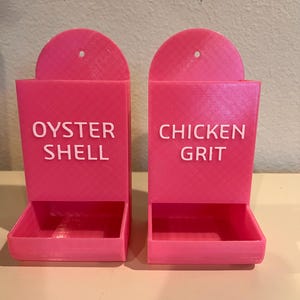 Chicken Oyster Shell/grit Feeder – 3D Printed, Mess-free Design for ...