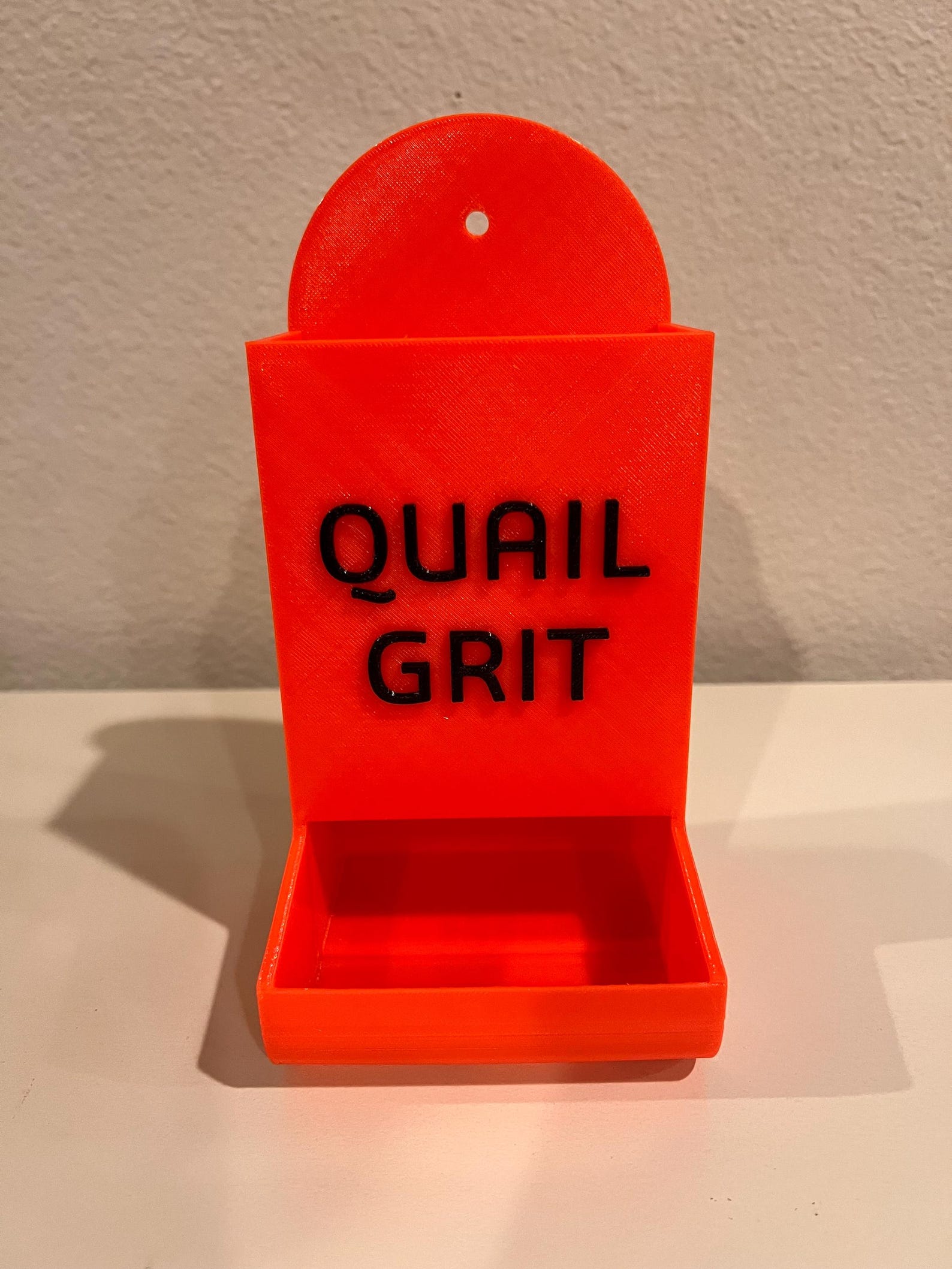 Quail Grit Feeder – Compact 3D Printed Feeder for Quails, Easy Mount ...