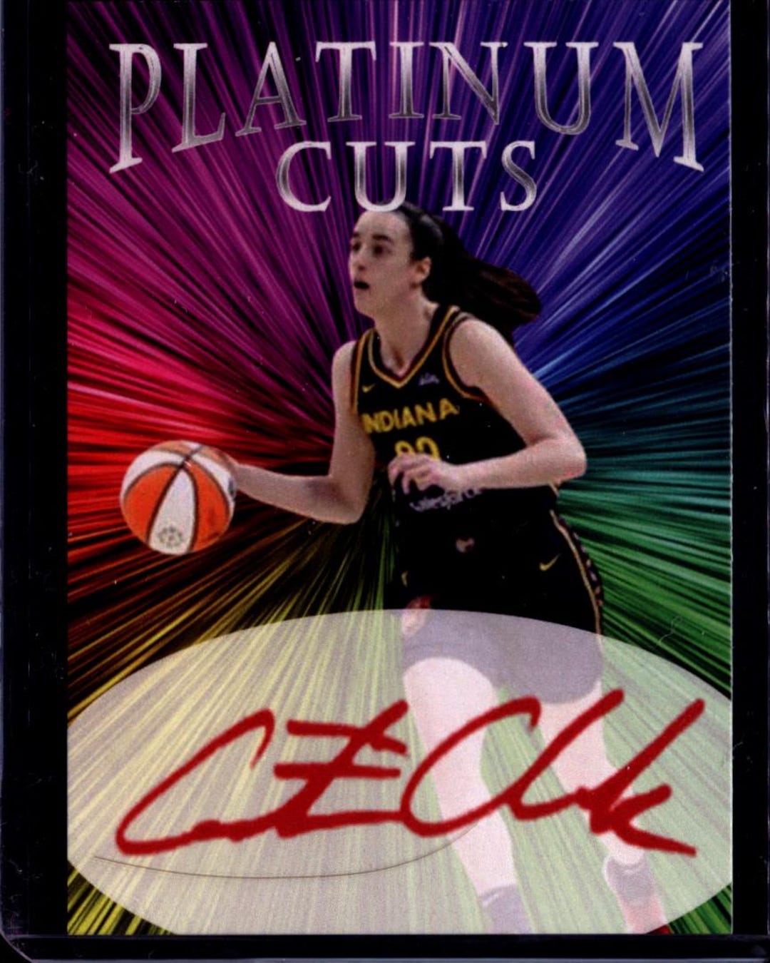Caitlin Clark Platinum Cuts #2 Facs Auto Indiana Fever Only 1000 Made ...