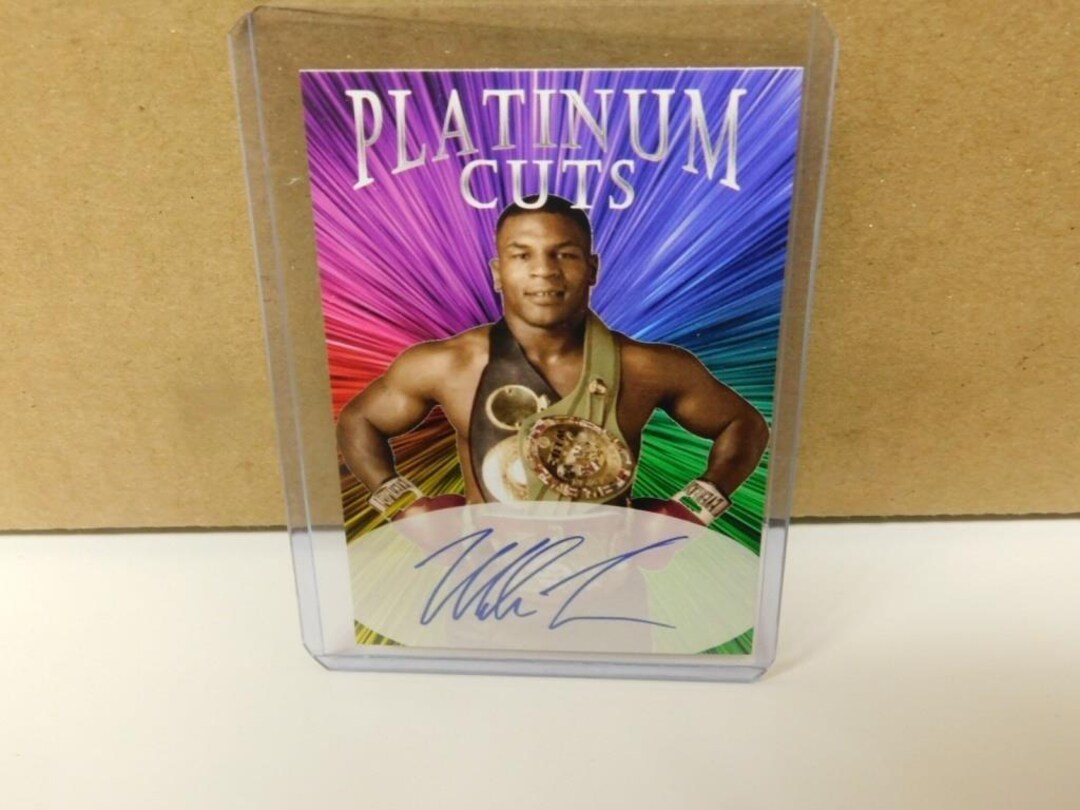 Mike Tyson Platinum Cuts Facs Auto Only 1000 Made - Etsy