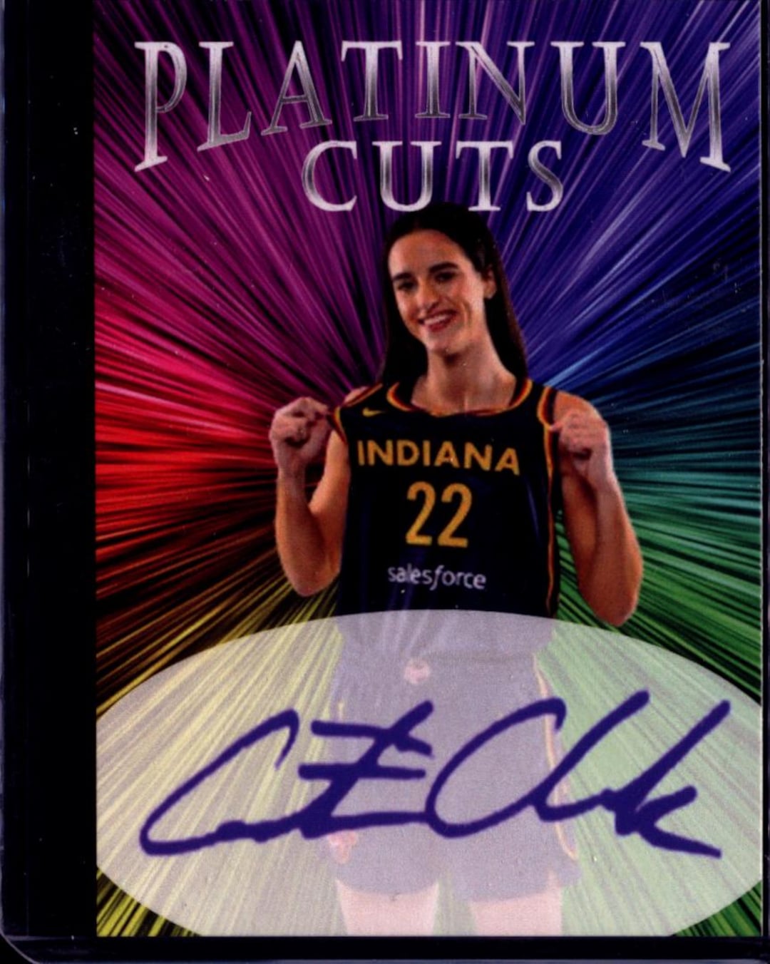 Caitlin Clark Platinum Cuts Facs Auto Only #1 Indiana Fever Only 1000 ...