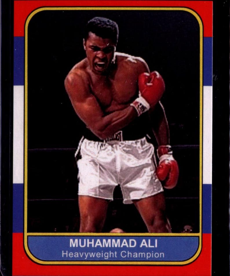 Muhammad Ali Sports Journal Heavyweight Champion Promo Card Only 1000 ...