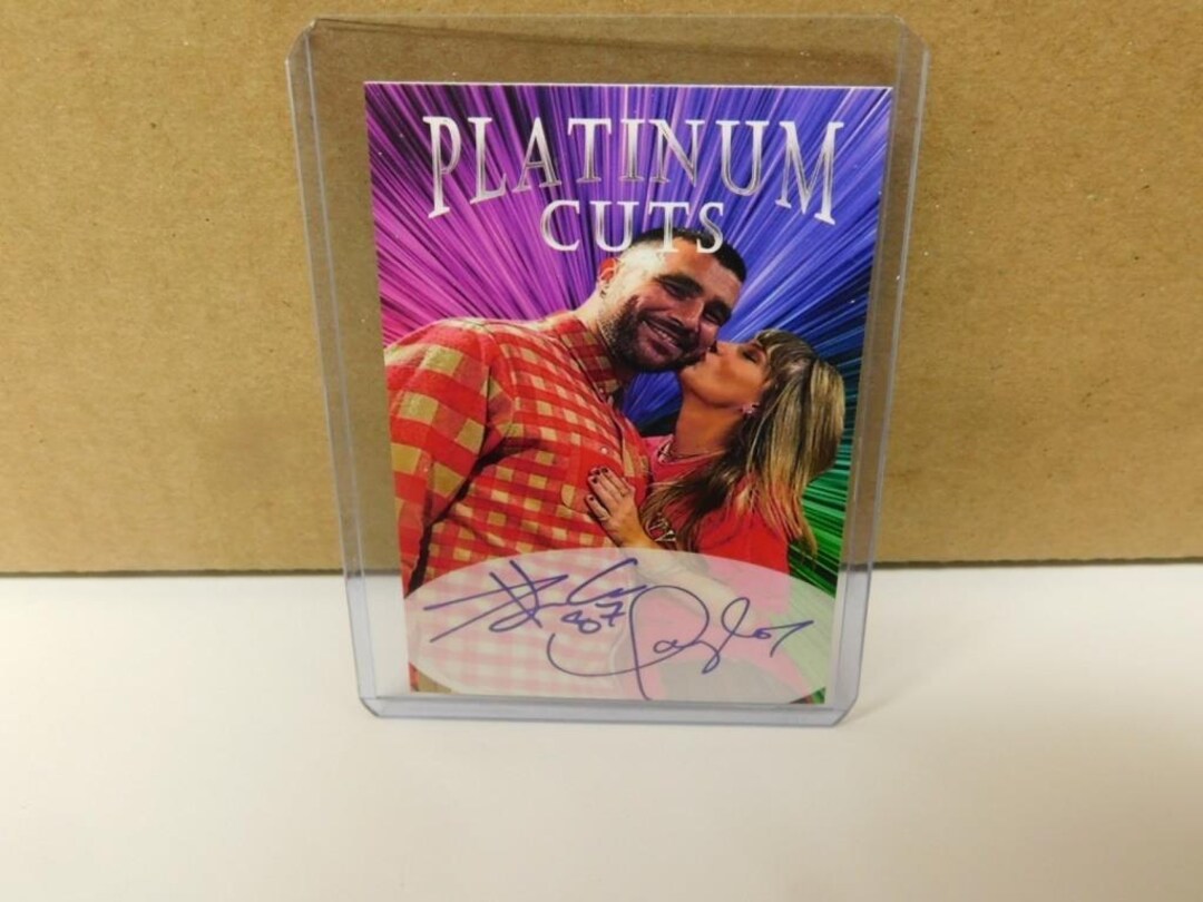 Travis Kelce Taylor Swift Platinum Cuts Facs Autos Kansas City Chiefs ...