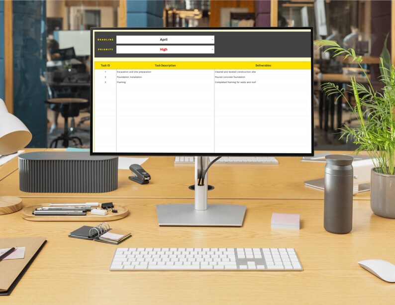 Construction Statement of Work Template Customizable Tool for Defining ...