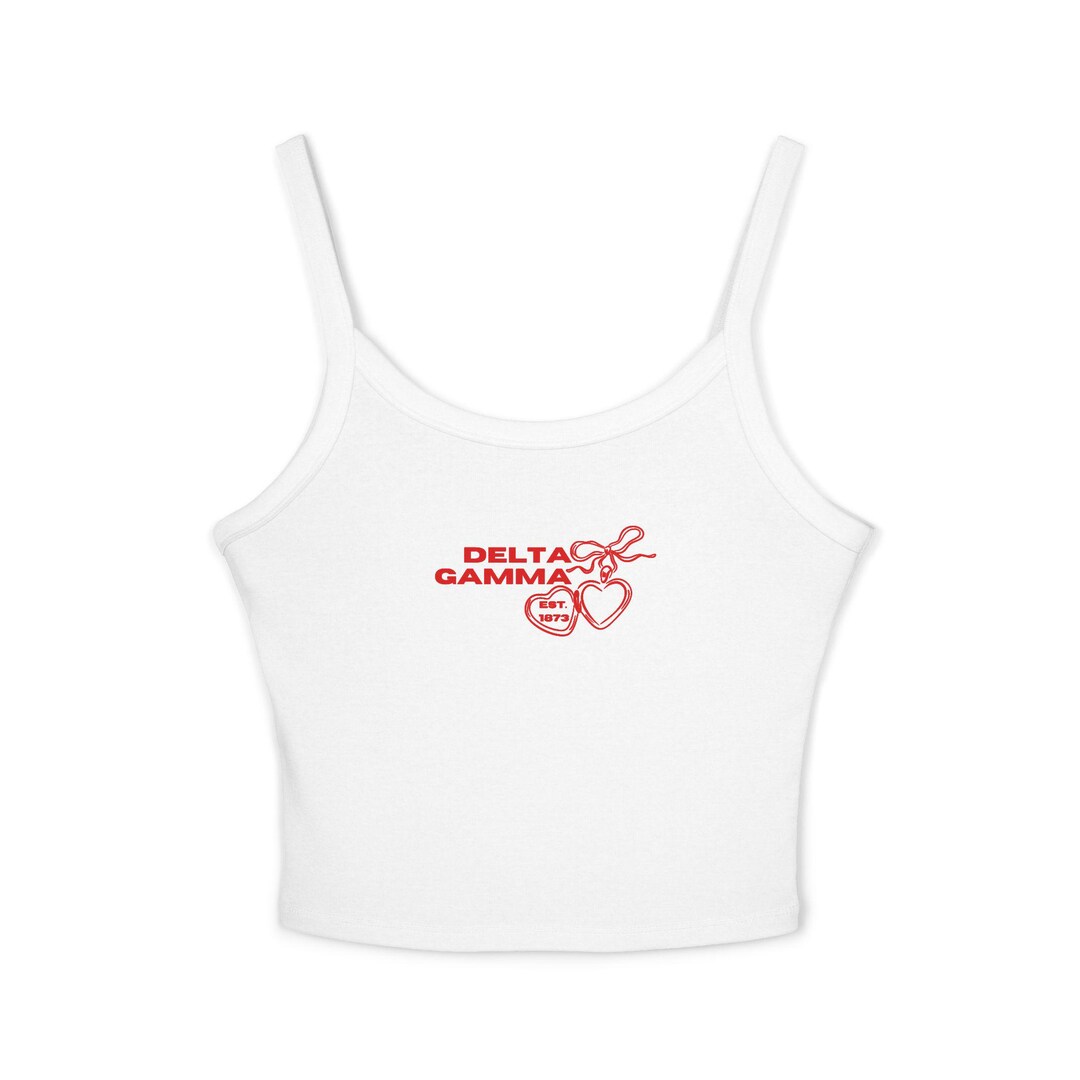 Delta Gamma Heart Tank Top - Etsy