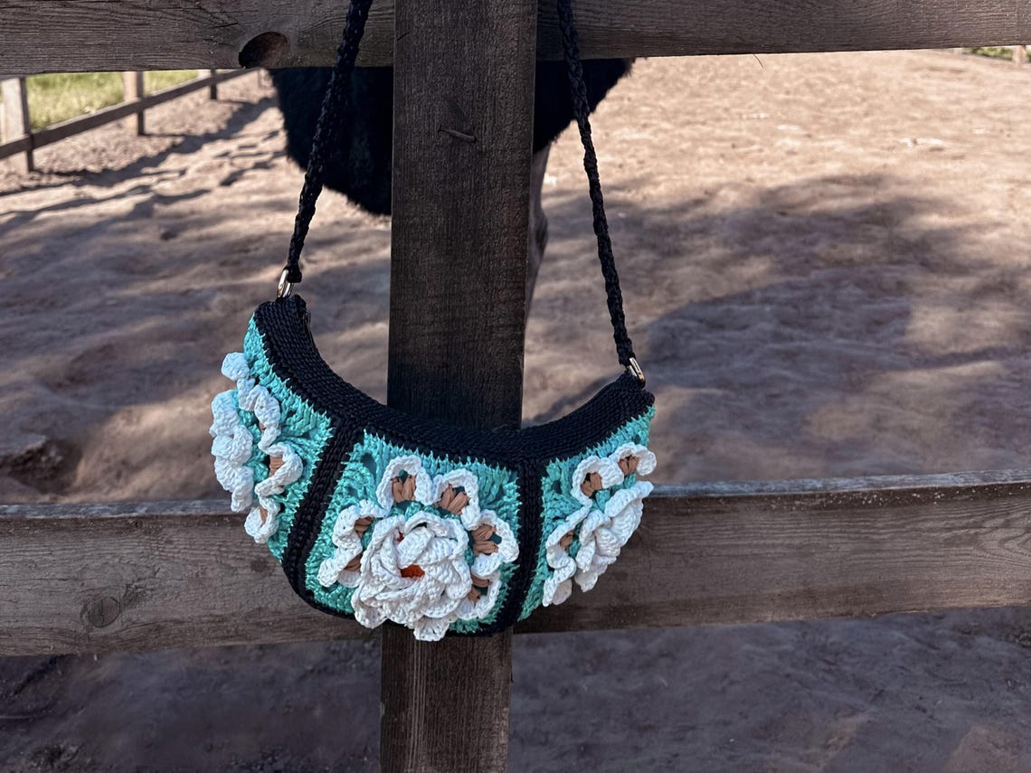 Crochet Pattern Granny Square Belt Bag Digital DIY PDF File Instant ...