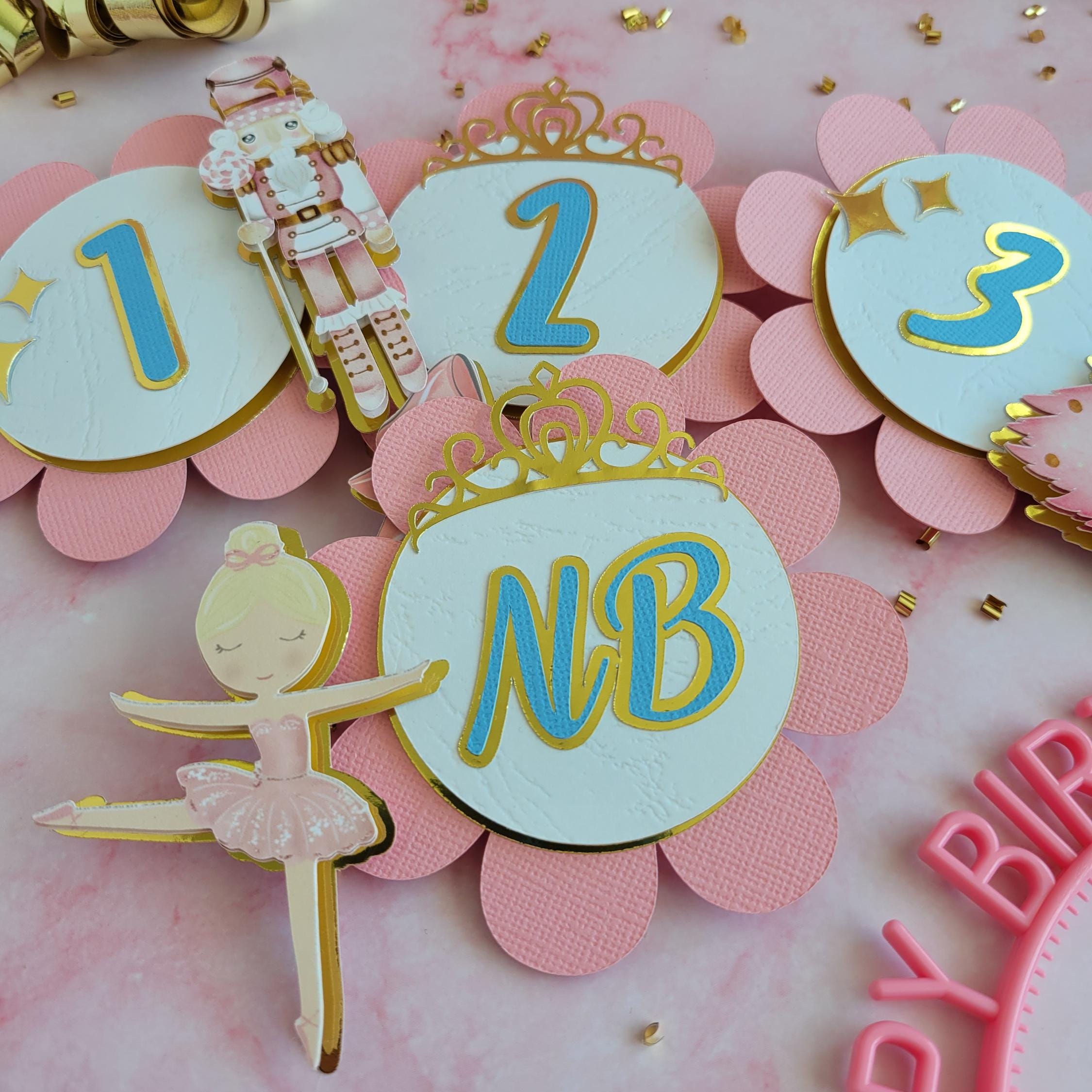 Oh What Fun Ballerina Milestone Banner/ Christmas Ballerina Photo ...