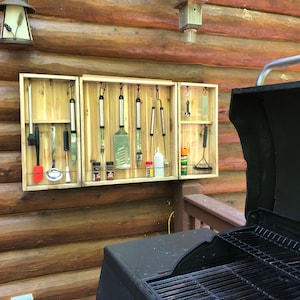 Grillbox is a Cedar Cabinet Designed to Use as an Outdoor Box Holding ...