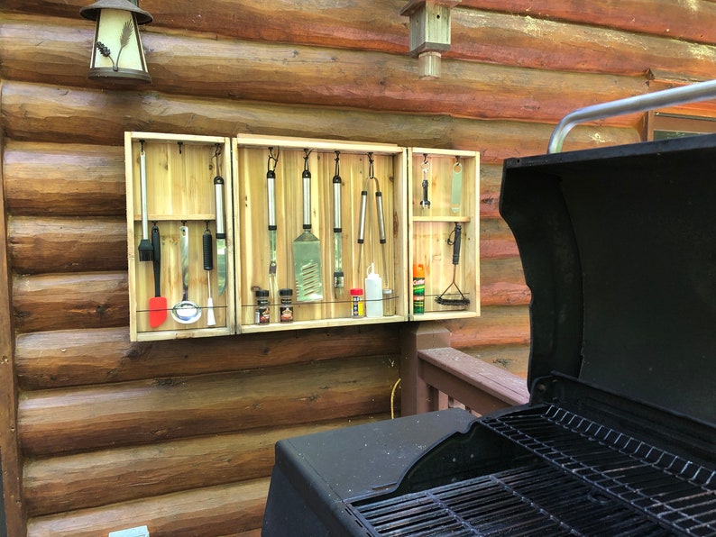 Grillbox is a Cedar Cabinet Designed to Use as an Outdoor Box Holding ...