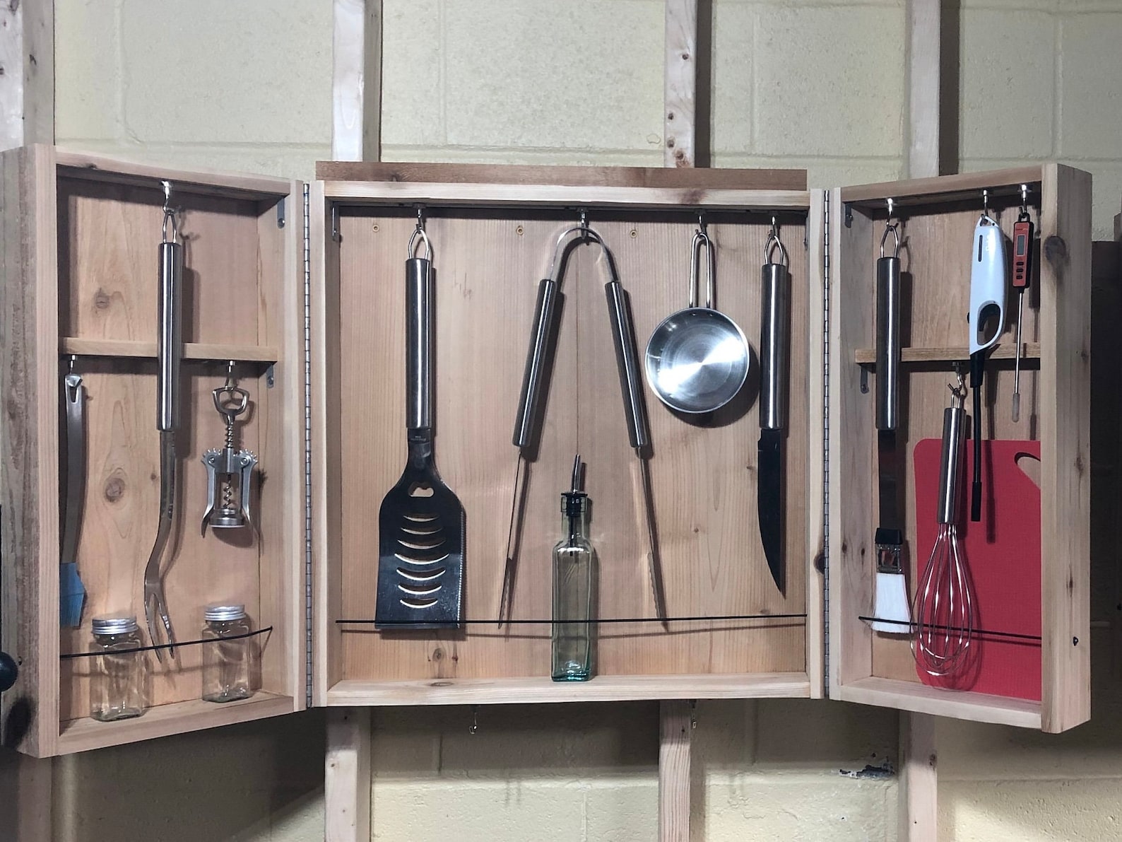 Grillbox is a Cedar Cabinet Designed to Use as an Outdoor Box Holding ...