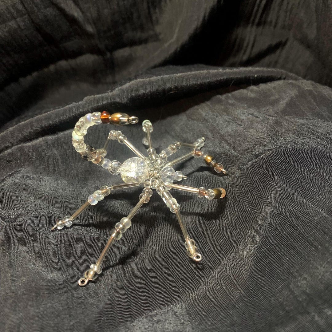 Beaded Scorpion | Charm Keychain Pendant - Etsy