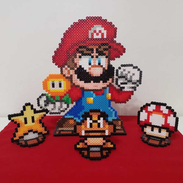 Perler Mario Power Ups - Etsy