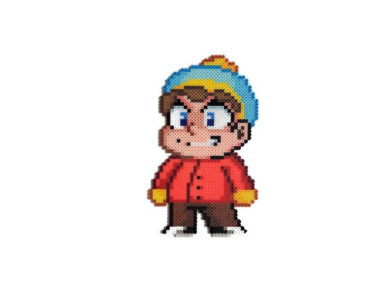 Eric Cartman South Park Pixel Art Figure - Etsy UK