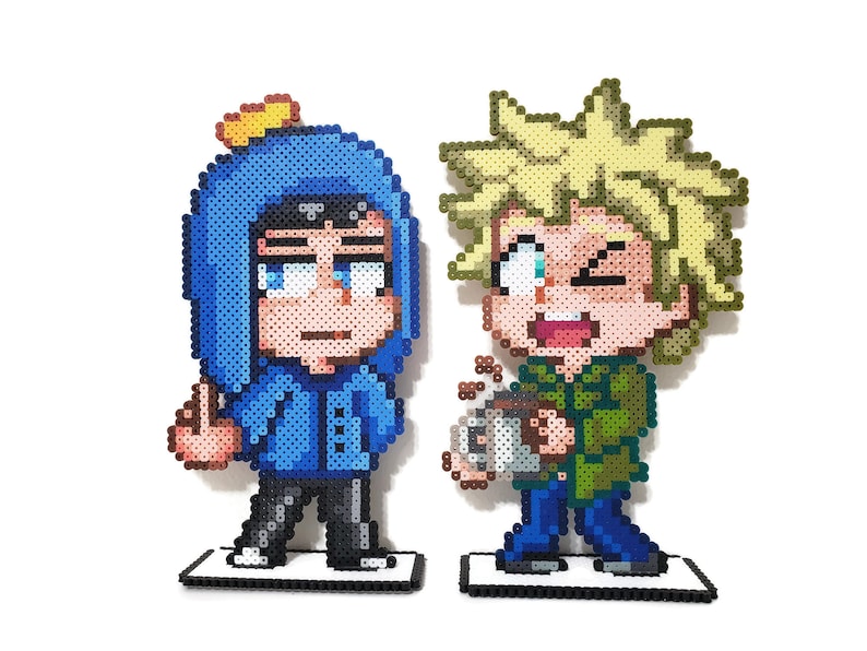 Craig and Tweek South Park Pixel Art Figures | Etsy Canada