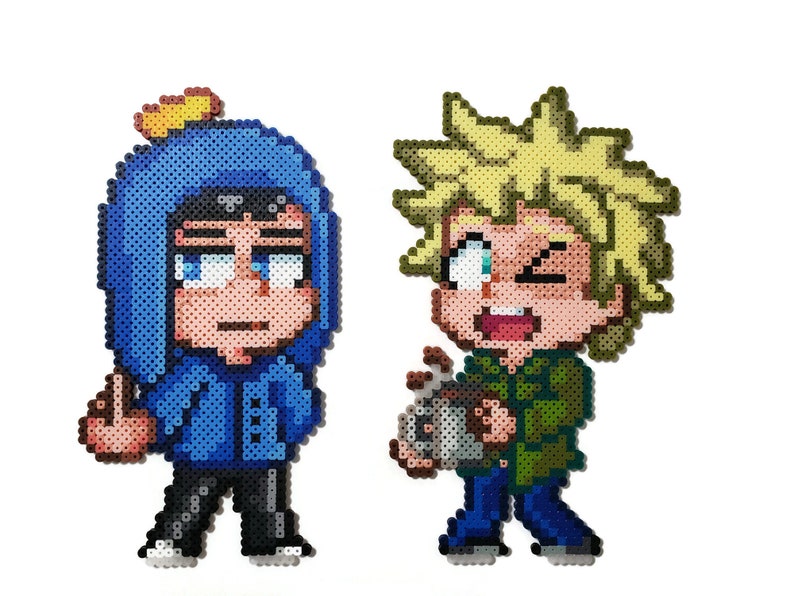 Craig and Tweek South Park Pixel Art Figures - Etsy Ireland