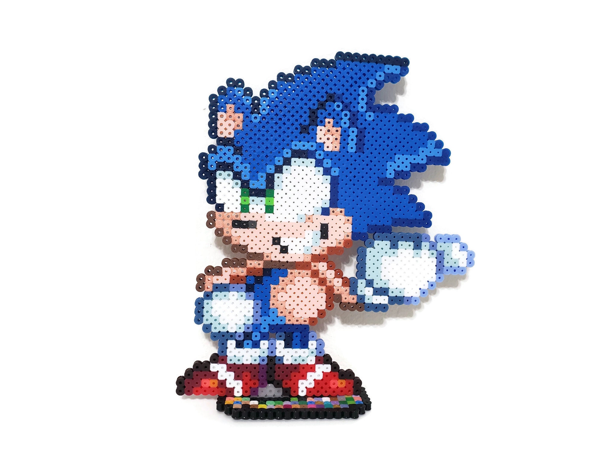 Sonic the Hedgehog and Tails Pixel Art Figures - Etsy Canada