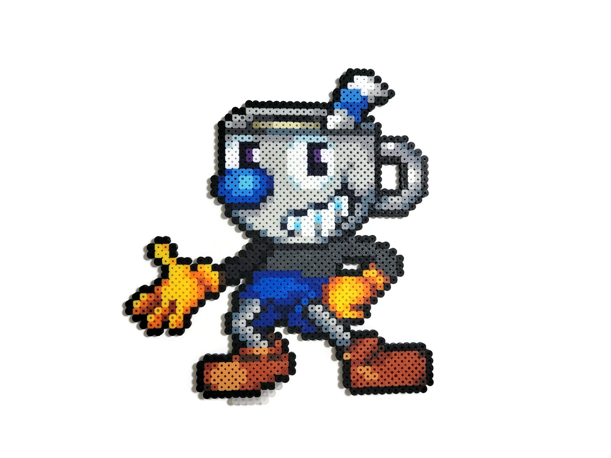 Cuphead / Figuras pixel art / Cuphead Mugman Ms Chalice / - Etsy México