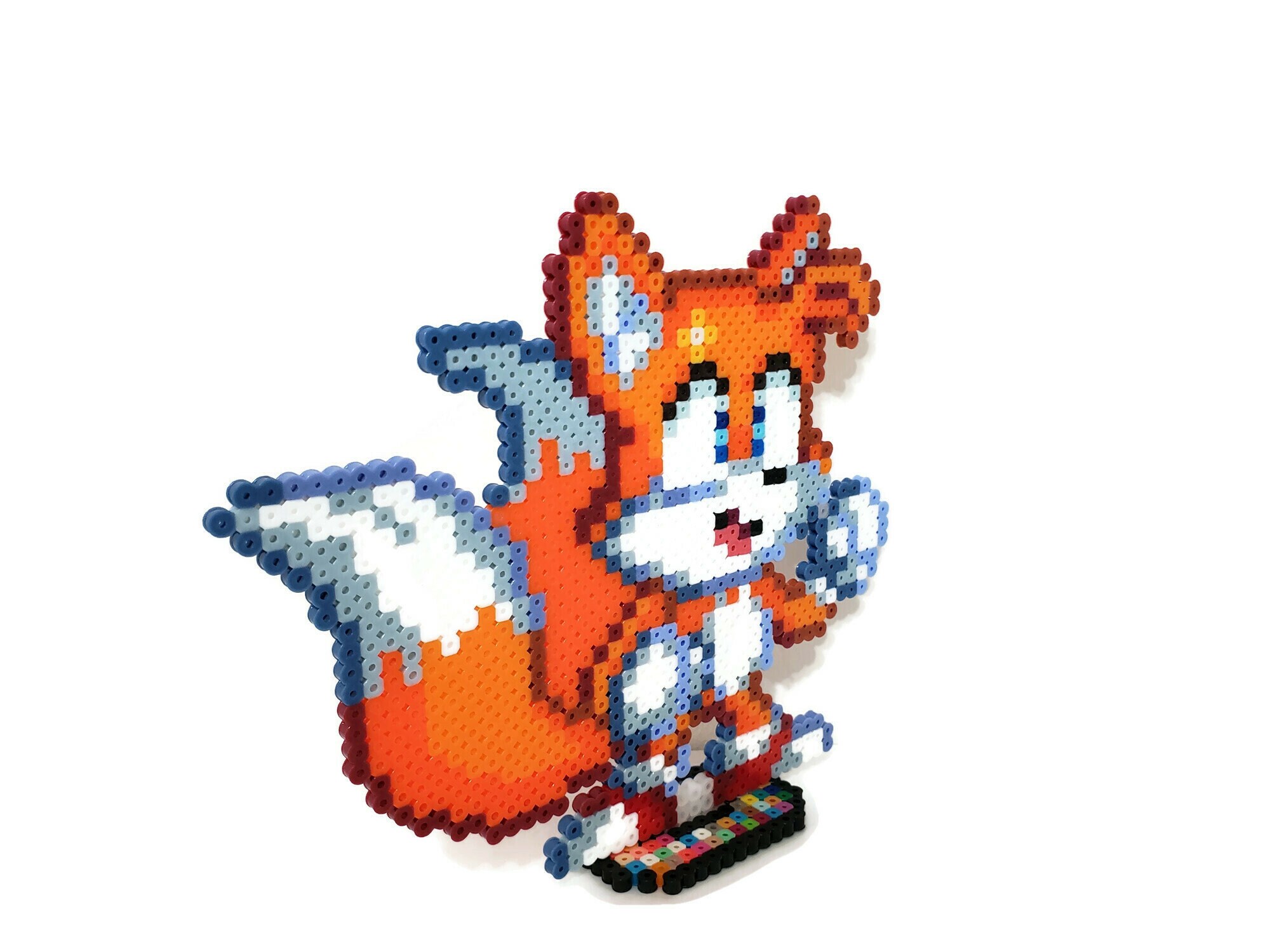 Sonic the Hedgehog and Tails Pixel Art Figures - Etsy Canada