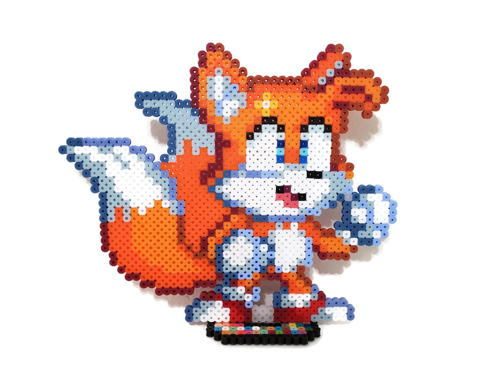 Sonic the Hedgehog and Tails Pixel Art Figures - Etsy Canada