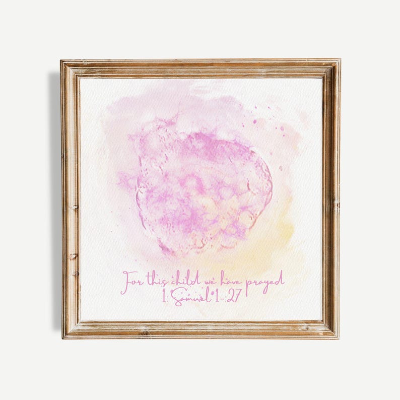 Custom IVF Art Embryo Watercolor | Personalized Pregnancy Gift | Embryo ...