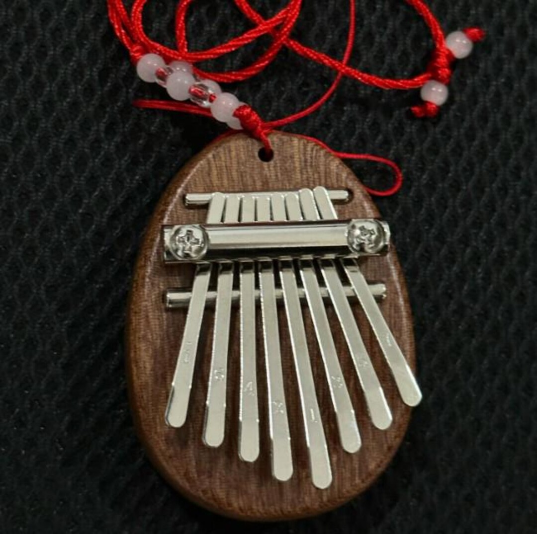 8 Key Mini Kalimba Portable Finger Harp Thumb Wood Piano Easy-to-learn ...