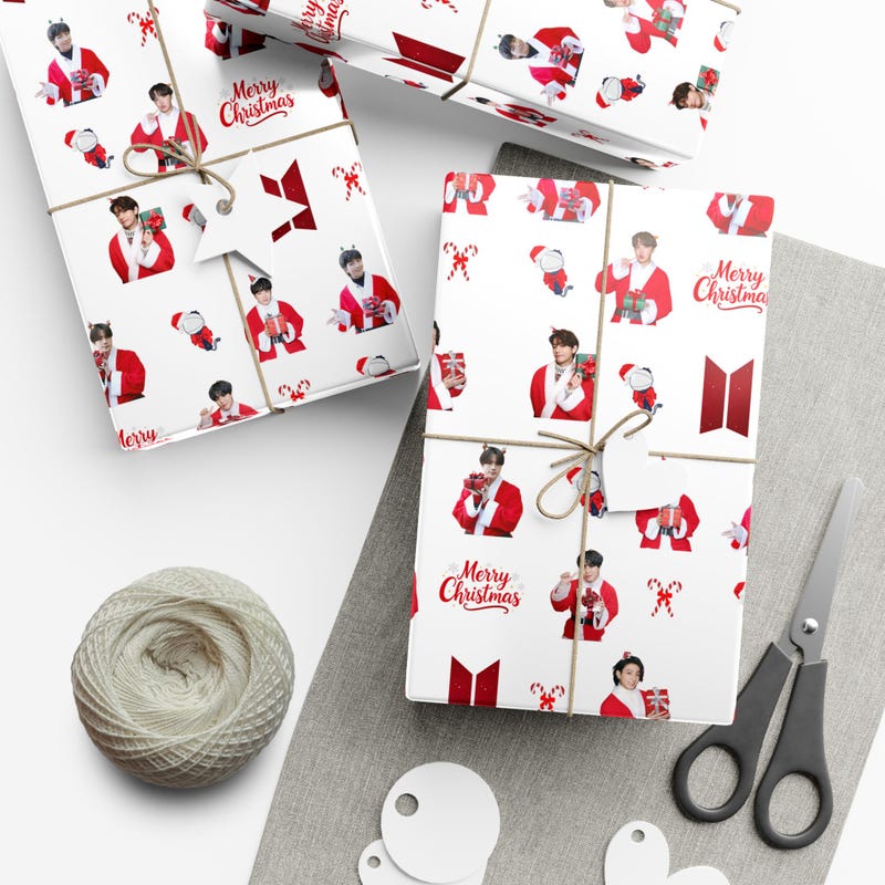 Kpop Wrapping Paper Bts - Etsy