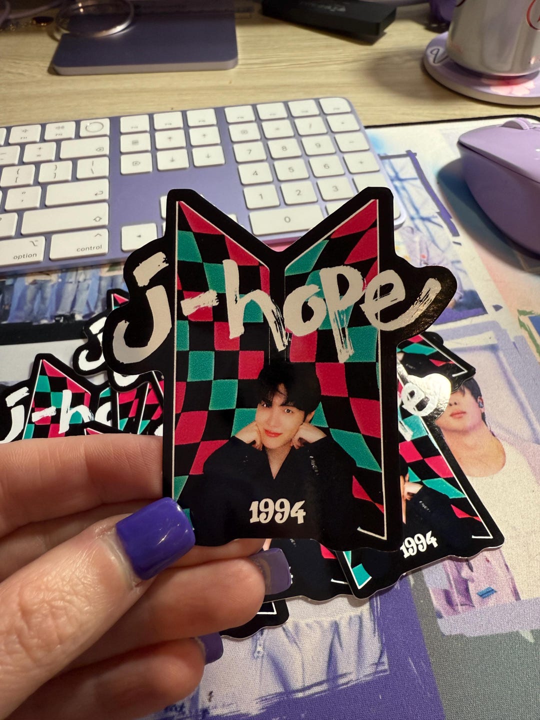 Bangtan J-hope Hobi 1994 Stickers | Custom Designed Kpop Fan Made ...