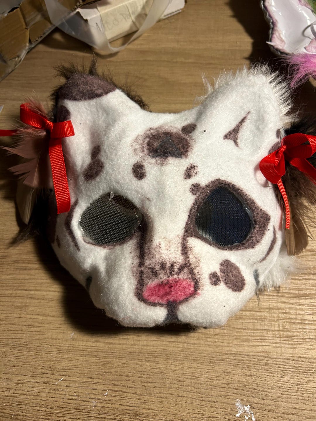 Snow Leopard Therian Mask - Etsy