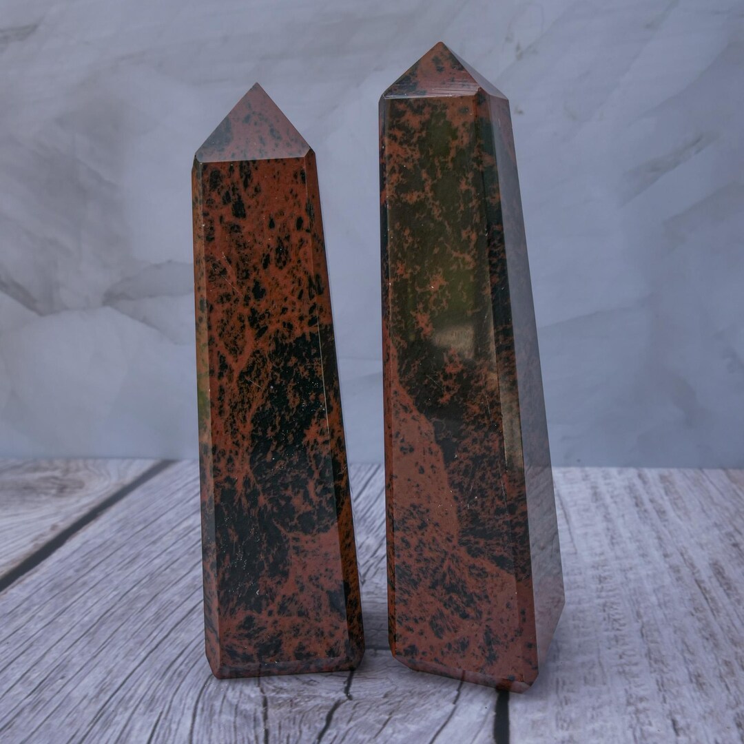 Mahogany Obsidian Towers (4-4.5in) - Crystals - Points - Natural ...