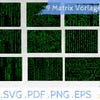 Matrix Svg, Abstract Matrix Pattern Svg, Binary Computer Code ...