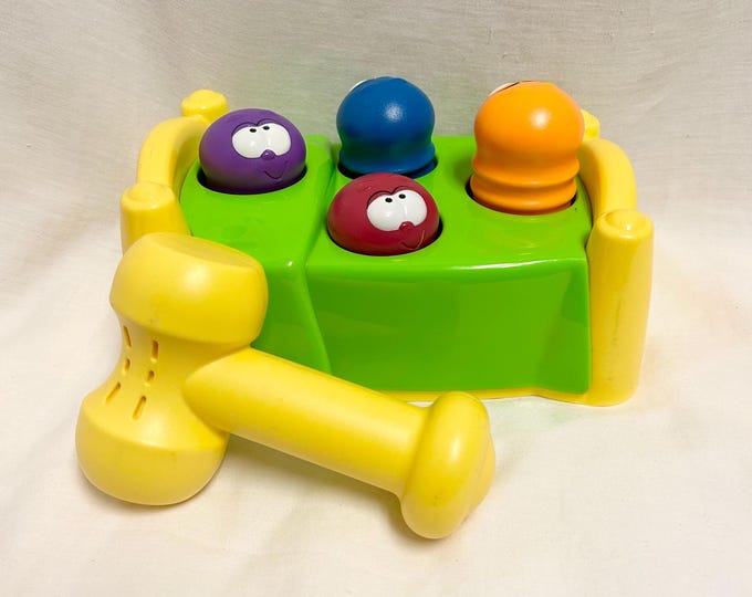 Vintage Playskool WHACK a MOLE Smasher by Hasbro Pop the Bed Bugs Super ...