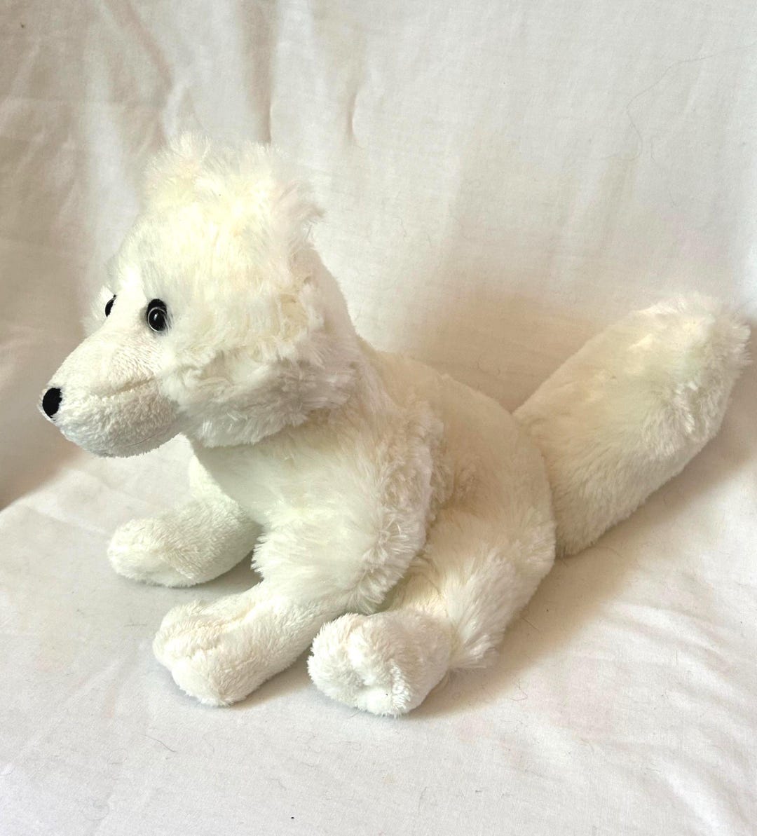Vintage RARE Ganz Webkinz White Arctic Fox 9"- HM210 - Collectible ...