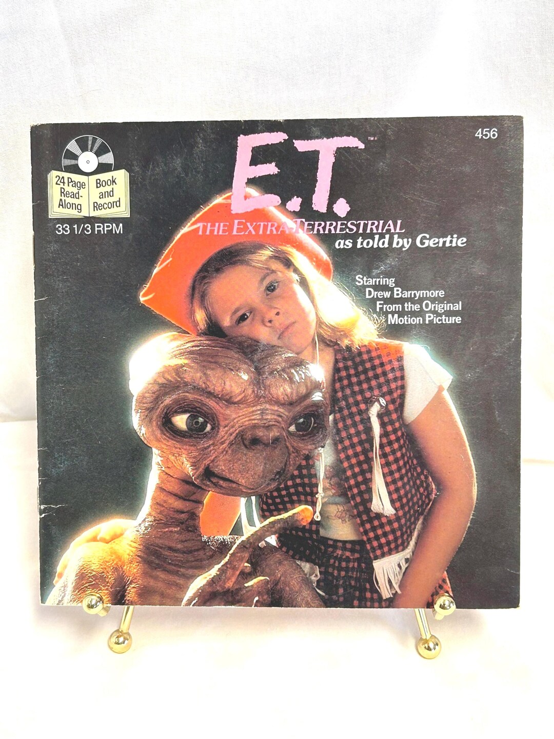 Vintage E.T. the Extraterrestrial 24 Page Read-along Book and Record 33 ...