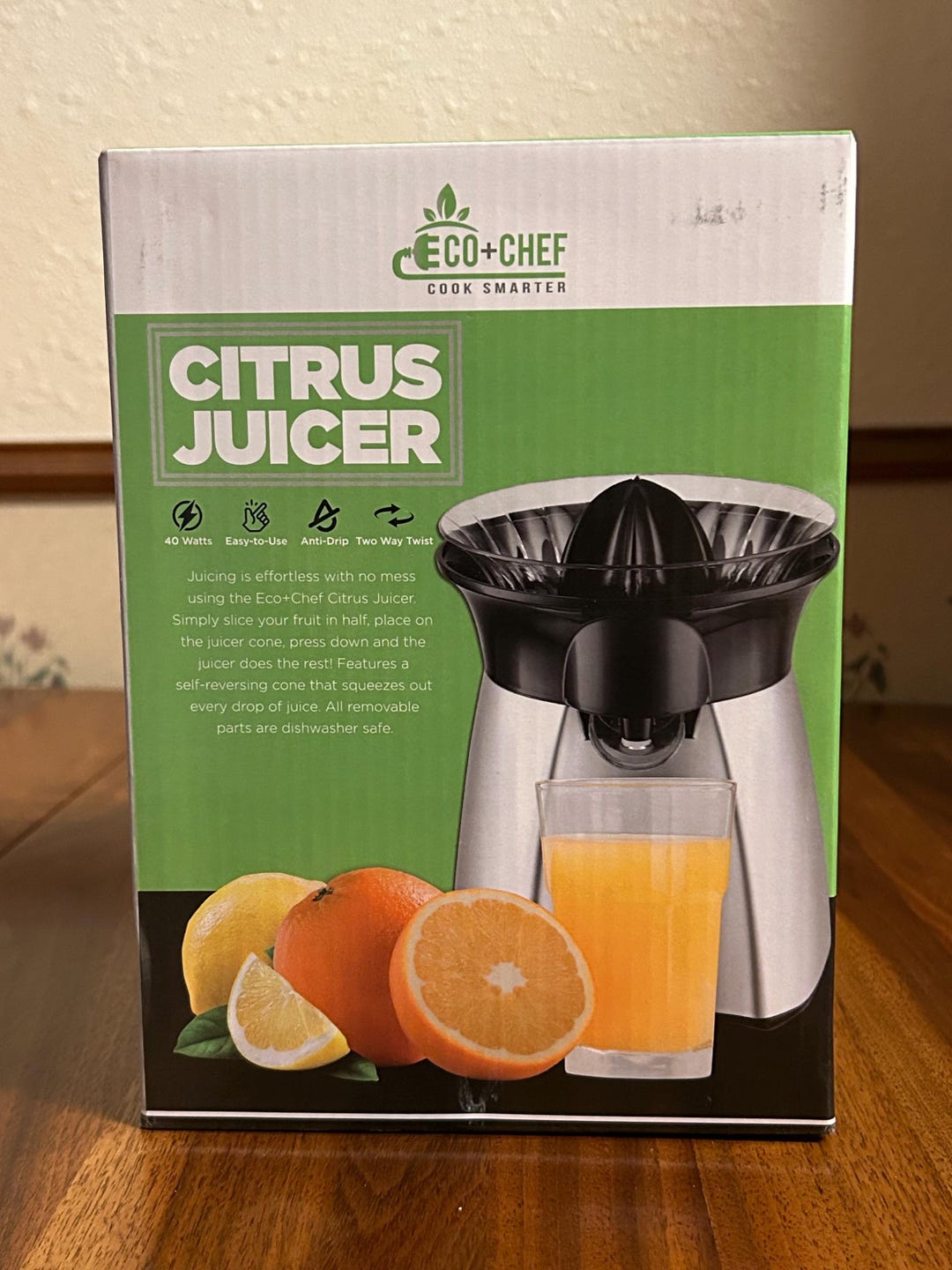 Eco Chef Electric Citrus Juicer - 40W Countertop Juicer - Brand New ...