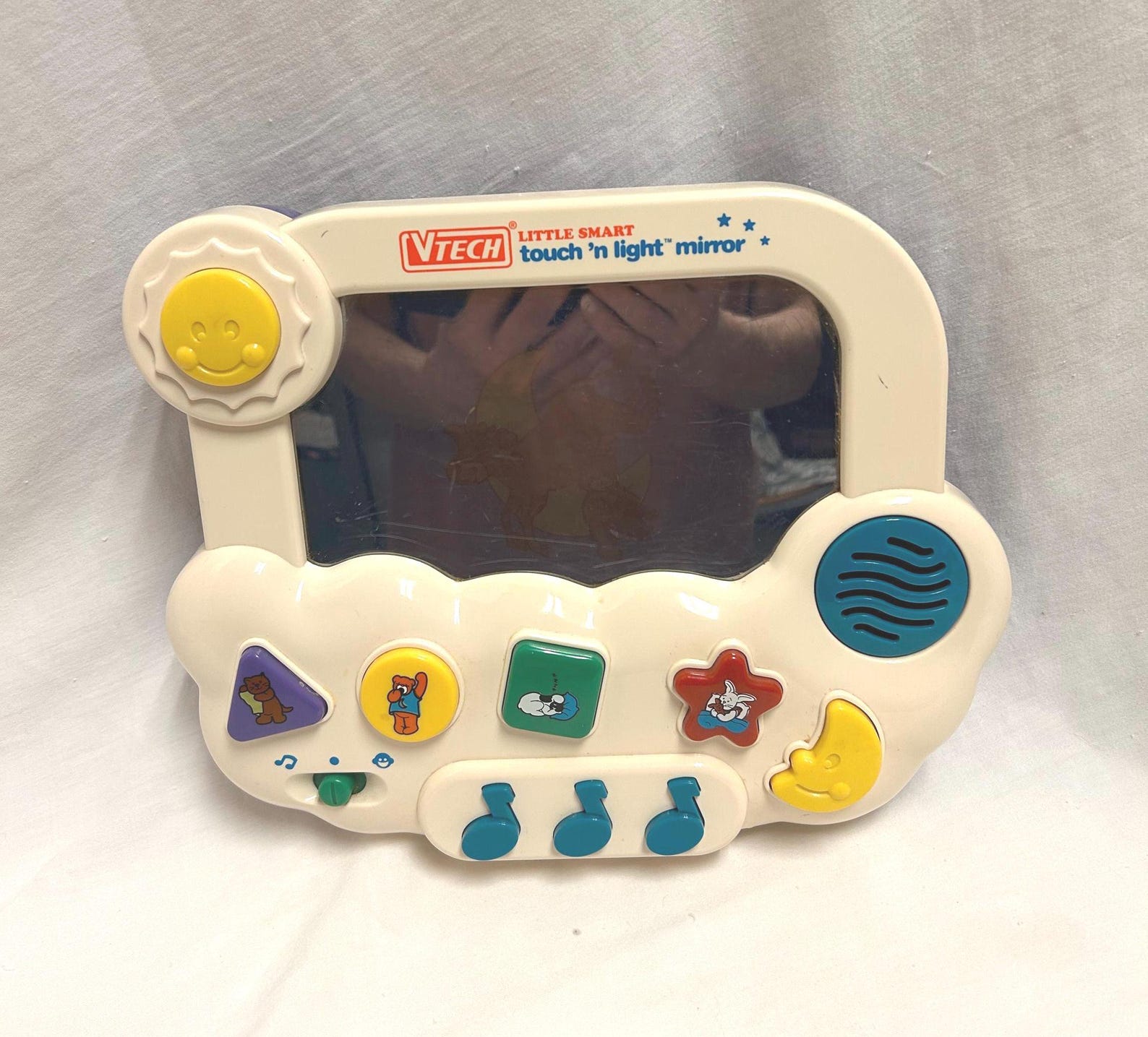 Vintage VTECH Little Smart Touch 'n Light MIRROR Electronic Toy Music ...