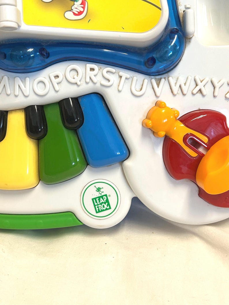 Vintage LEAPFROG Learn and Groove MUSICAL TABLE Interactive Toy Letters ...