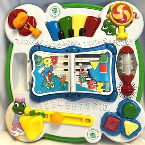 Vintage LEAPFROG Learn and Groove MUSICAL TABLE Interactive Toy Letters ...