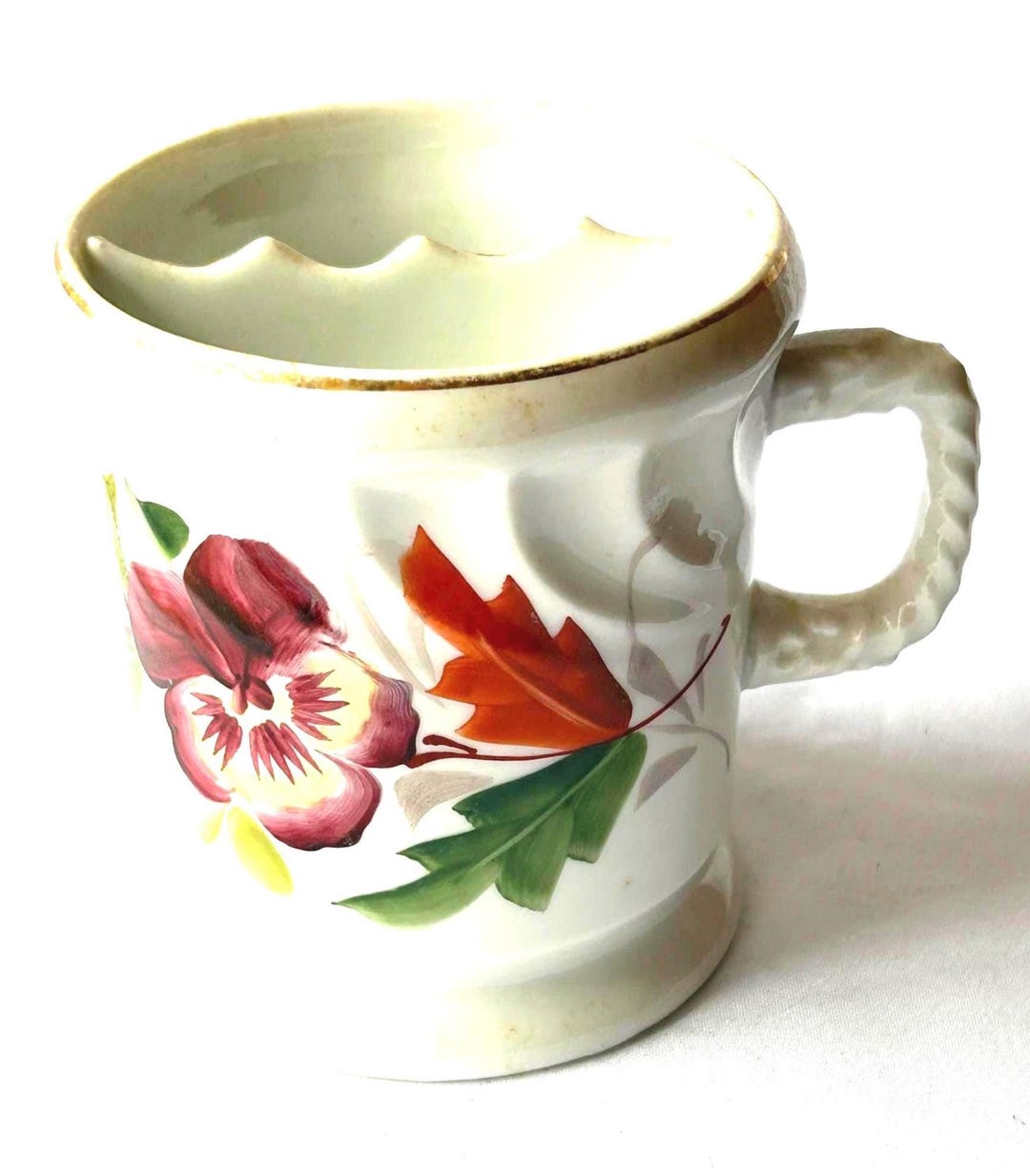 Rare Vintage Ceramic Shaving Scuttle: Wet Shaving Mug - Etsy