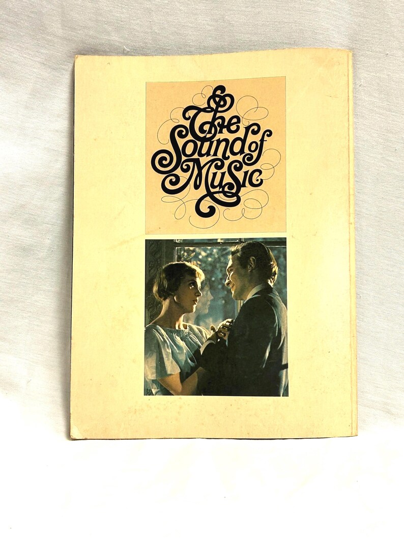 Vintage 1965 the Sound of Music Movie PROGRAM BOOK Julie Andrews ...