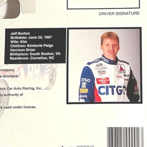 Vintage Die-cast Car JEFF BURTON #99 Ford Taurus Supergard Racing ...