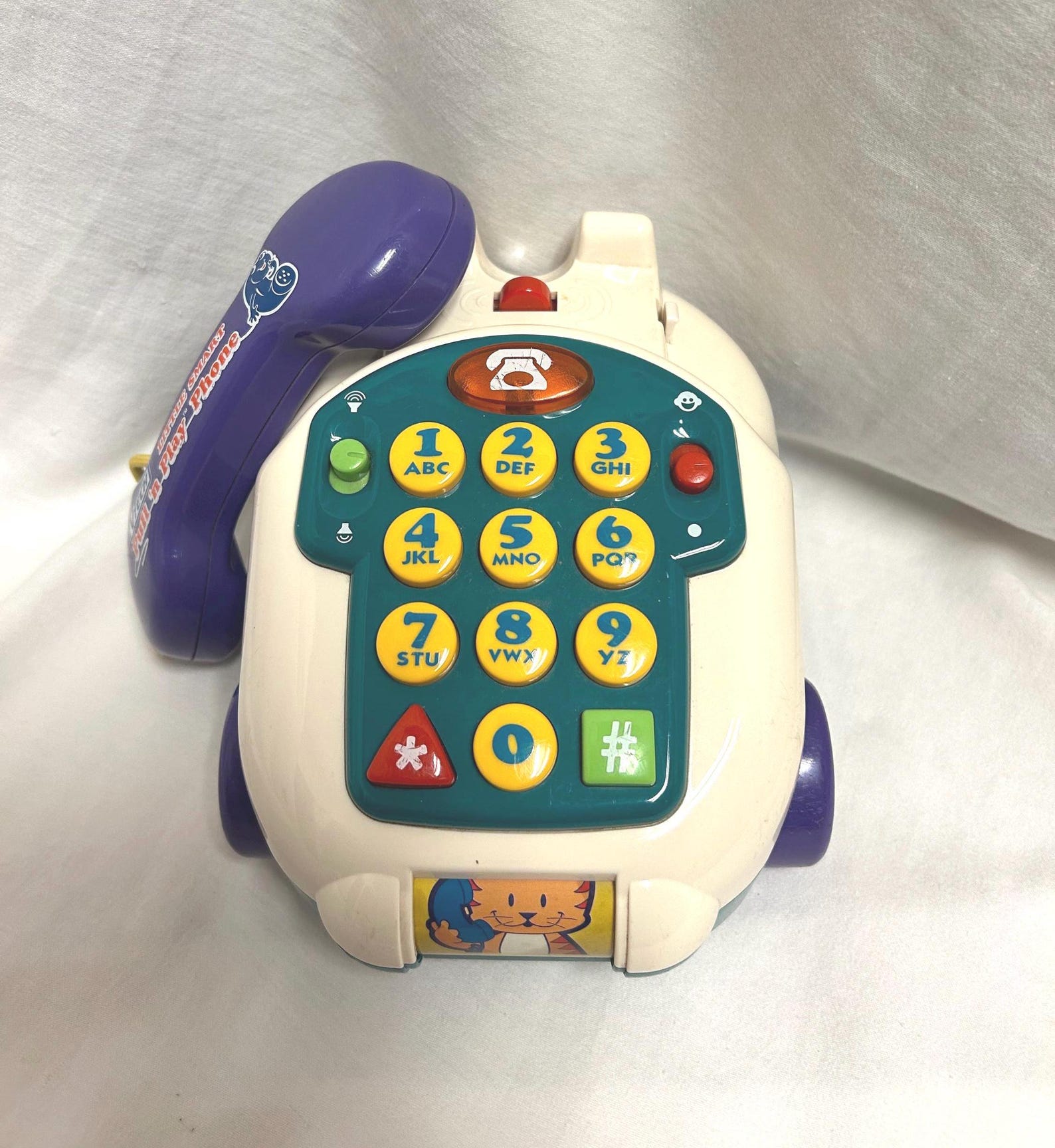 Vintage VTECH Little Smart Pull 'n Play PHONE Electronic Telephone Baby ...