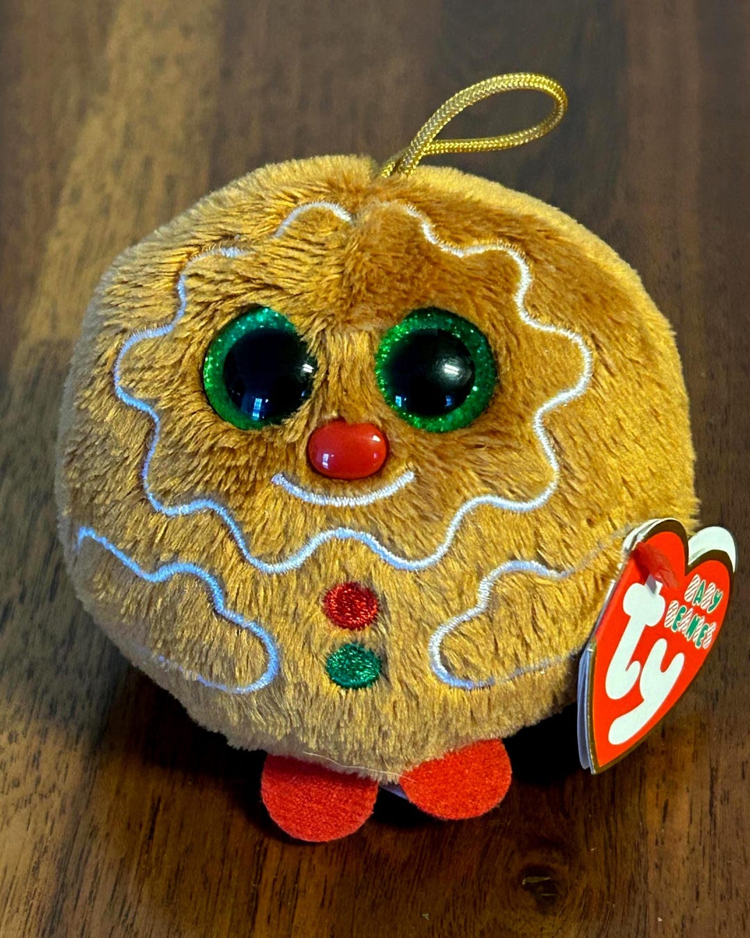 Vintage TY Baby Beanies Sweets Gingerbread Plush Ornament With Tags - Etsy